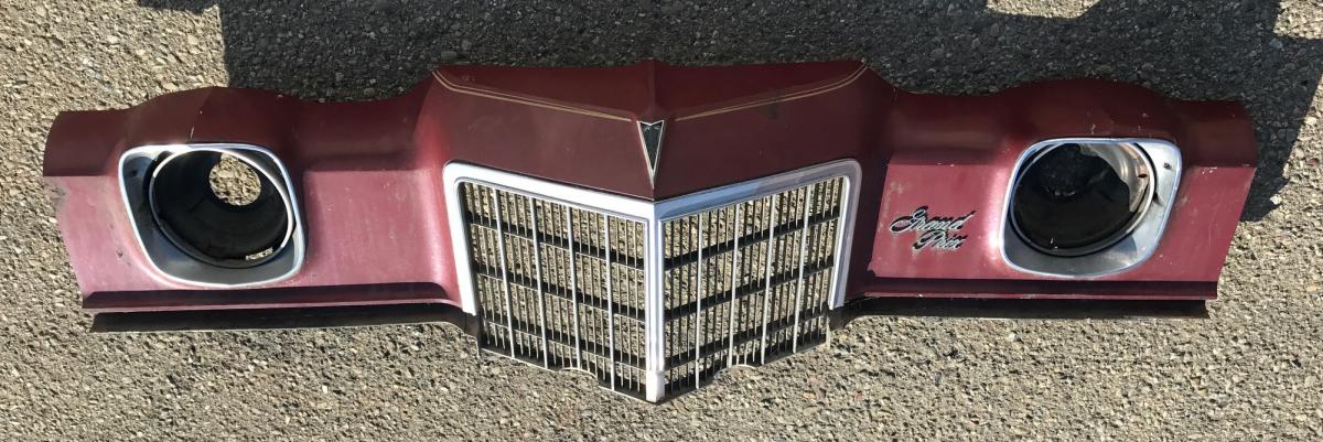 1971 1972 Pontiac Grand Prix header panel | Larry Camuso's West Coast ...